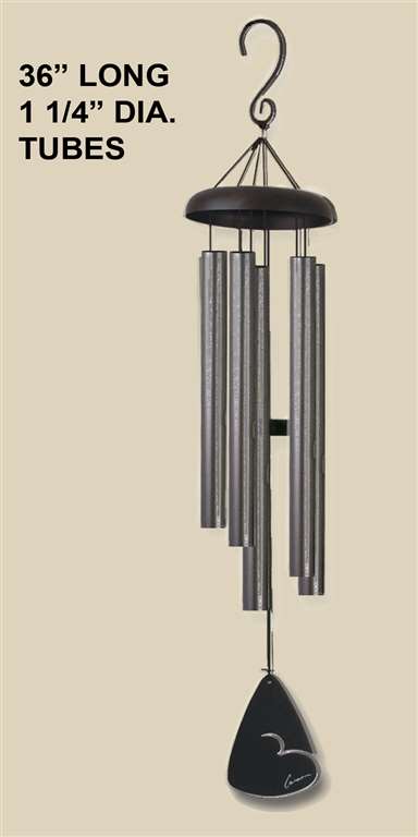 Carson Wind Chime 36" Pewter Fleck - The Green Store - North Bay