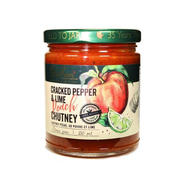 Cracked Pepper & Lime Peach Chutney - The Green Store - North Bay